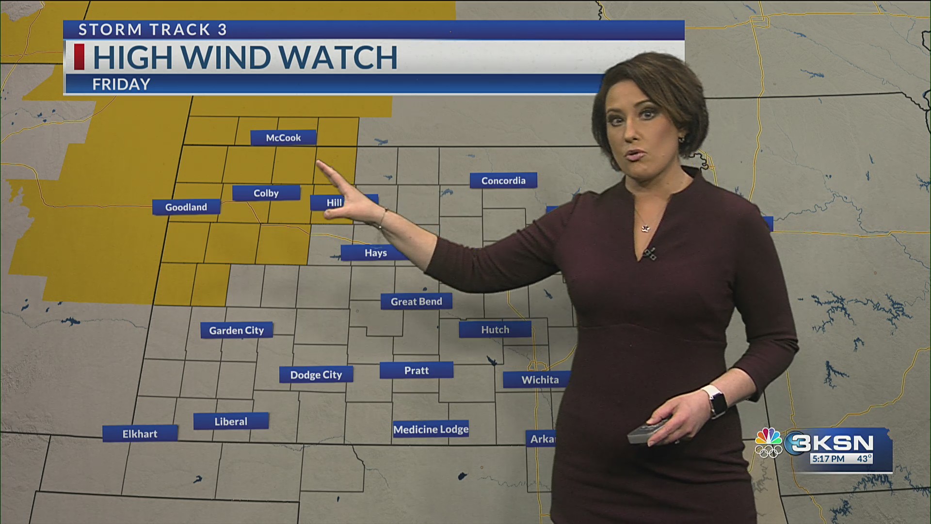 Wednesday evening weather update