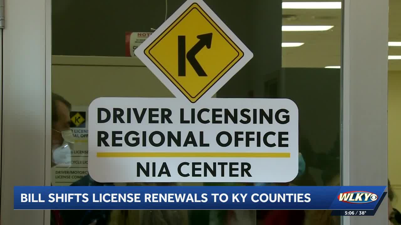 Could license renewals shift to Kentucky counties? This bill proposes ...