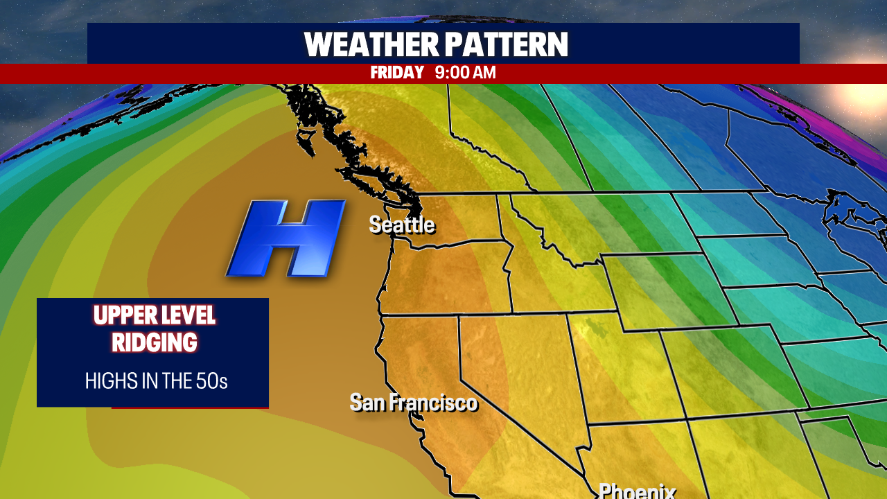 Seattle weather: Dry through early next week