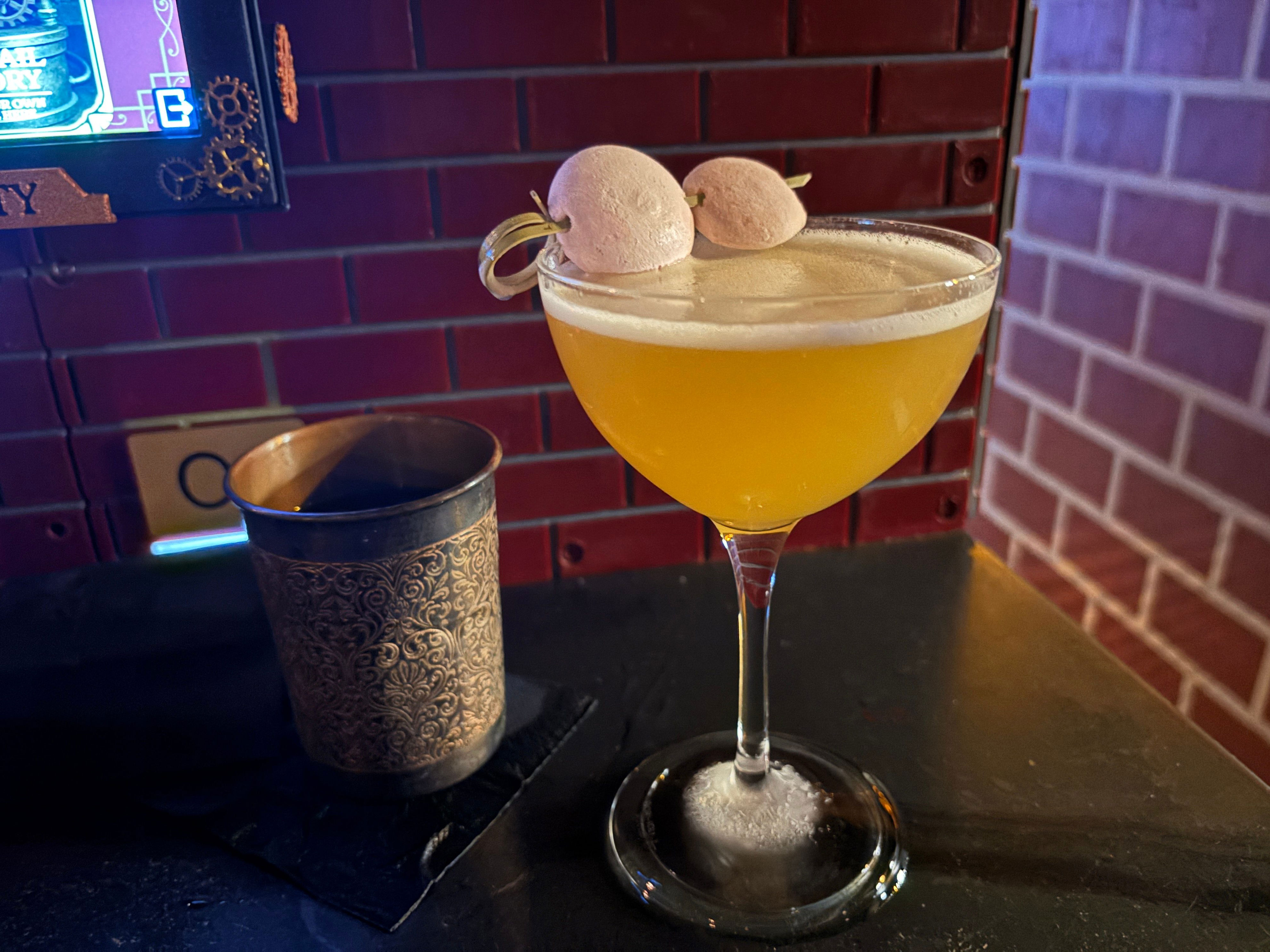 Inside the Barcelona bar where my cocktail arrived on a tiny moving train