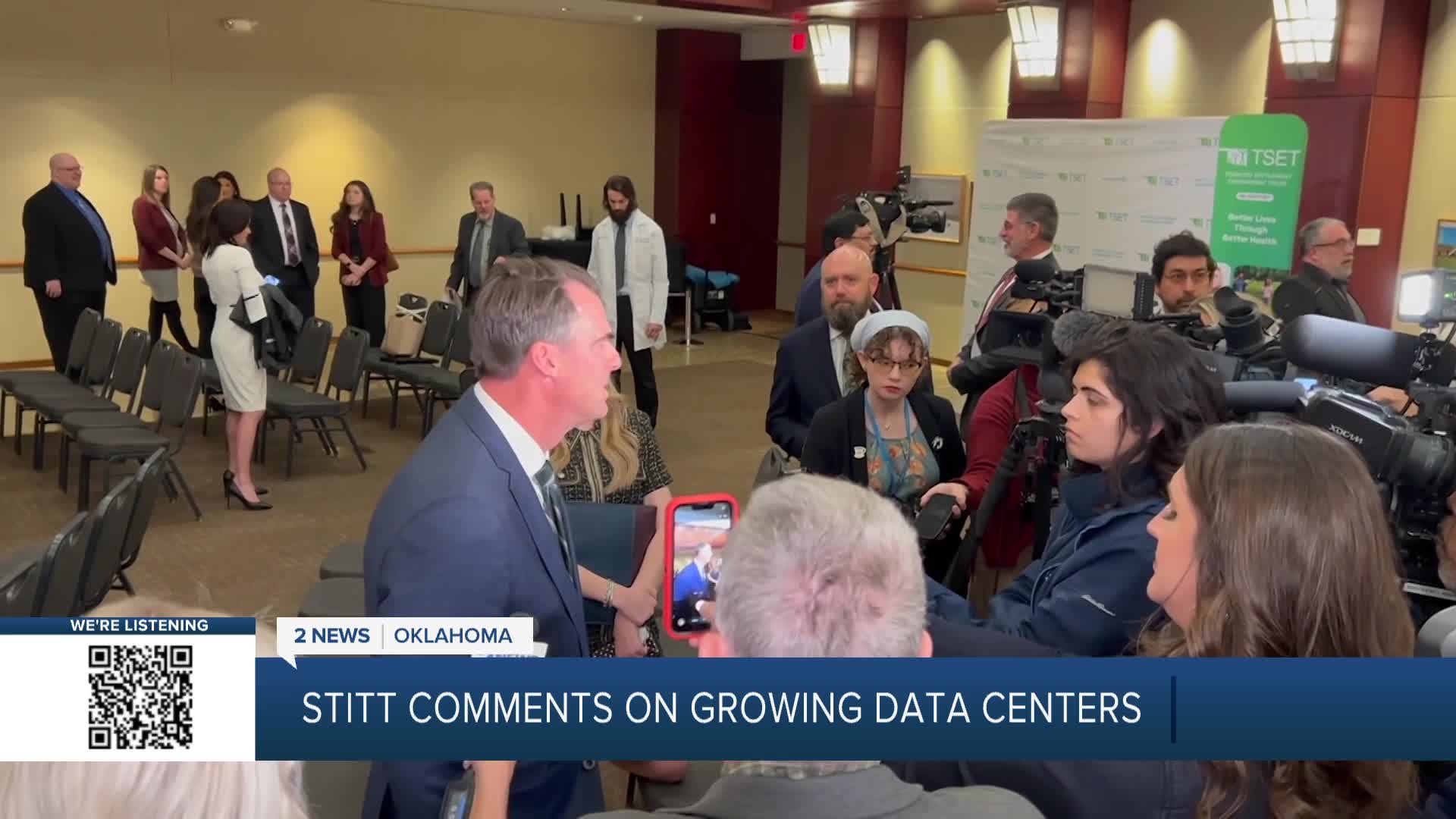 Stitt comments on growing data centers