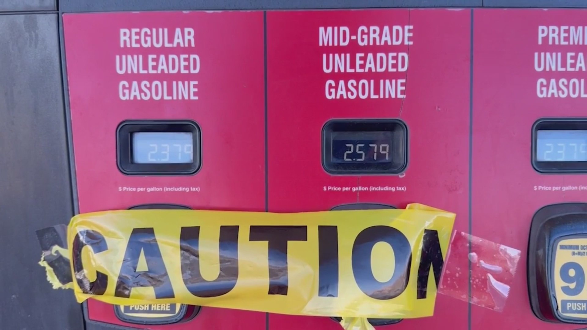 List released of gas stations impacted by contamination