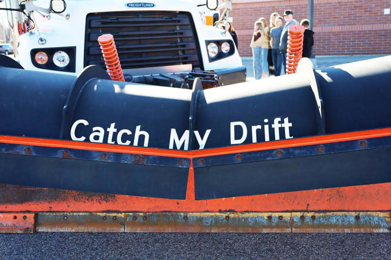 Local middle school wins competition to name an ITD snowplow