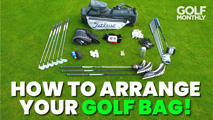 How to best organize your golf bag