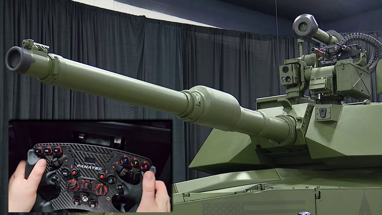 Detroit auto show includes new army tank driven by video game controller