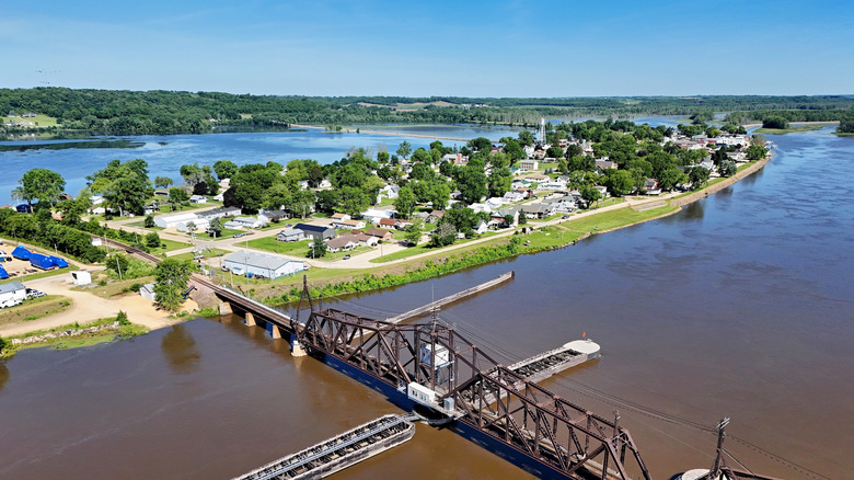 Nestled between Cedar Rapids and Rockford is Iowa's only island city ...