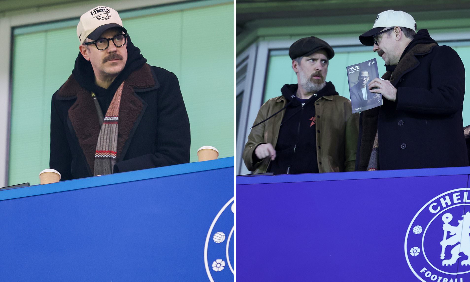 Ted Lasso stars Jason Sudeikis and Brendan Hunt take a break from ...