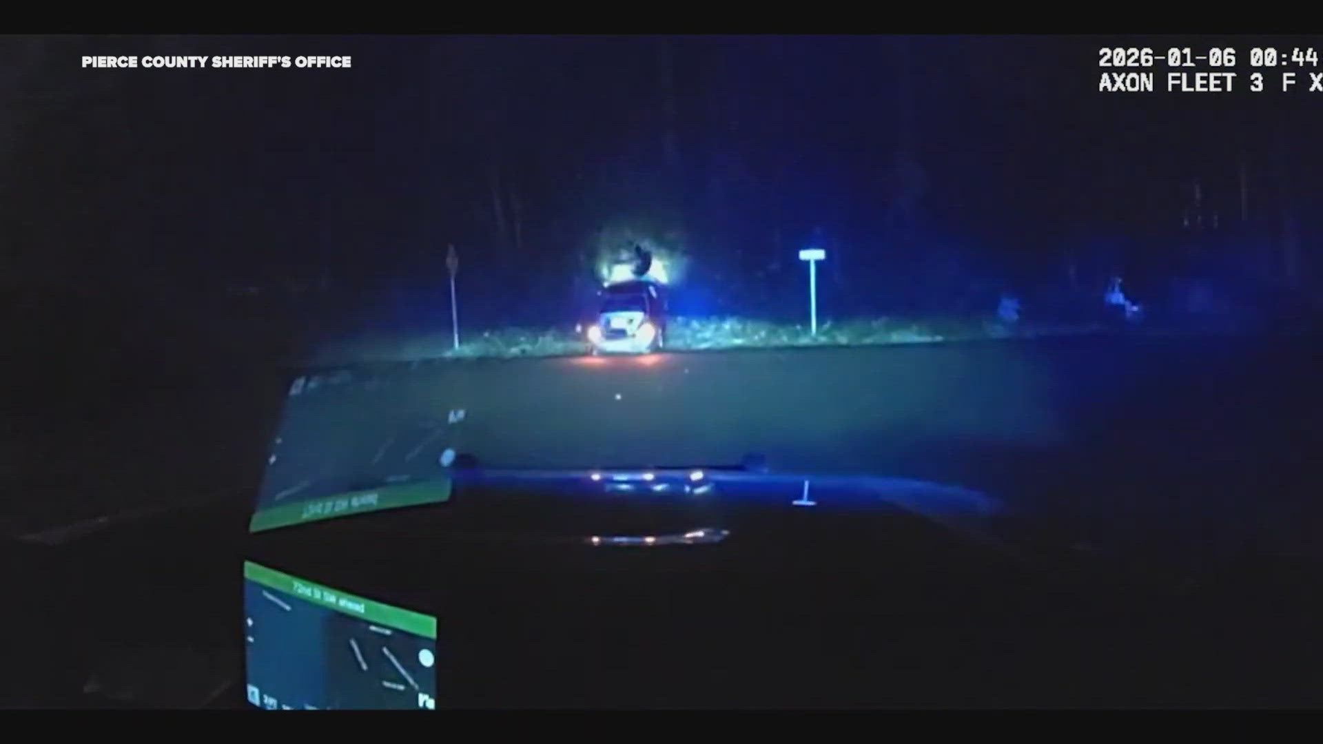 Caught on camera: Dog flies through windshield after police chase