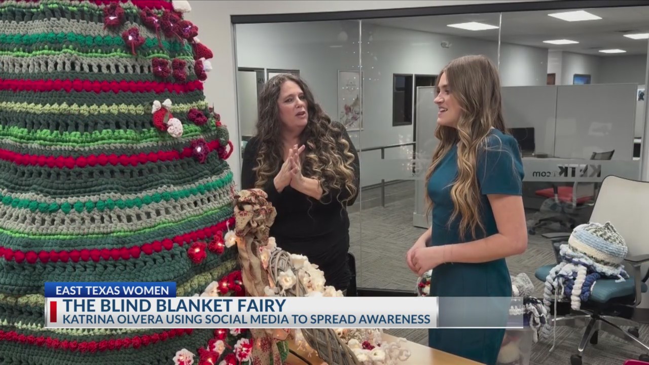 Blind Blanket Fairy: Visually impaired Texas content creator uses ...
