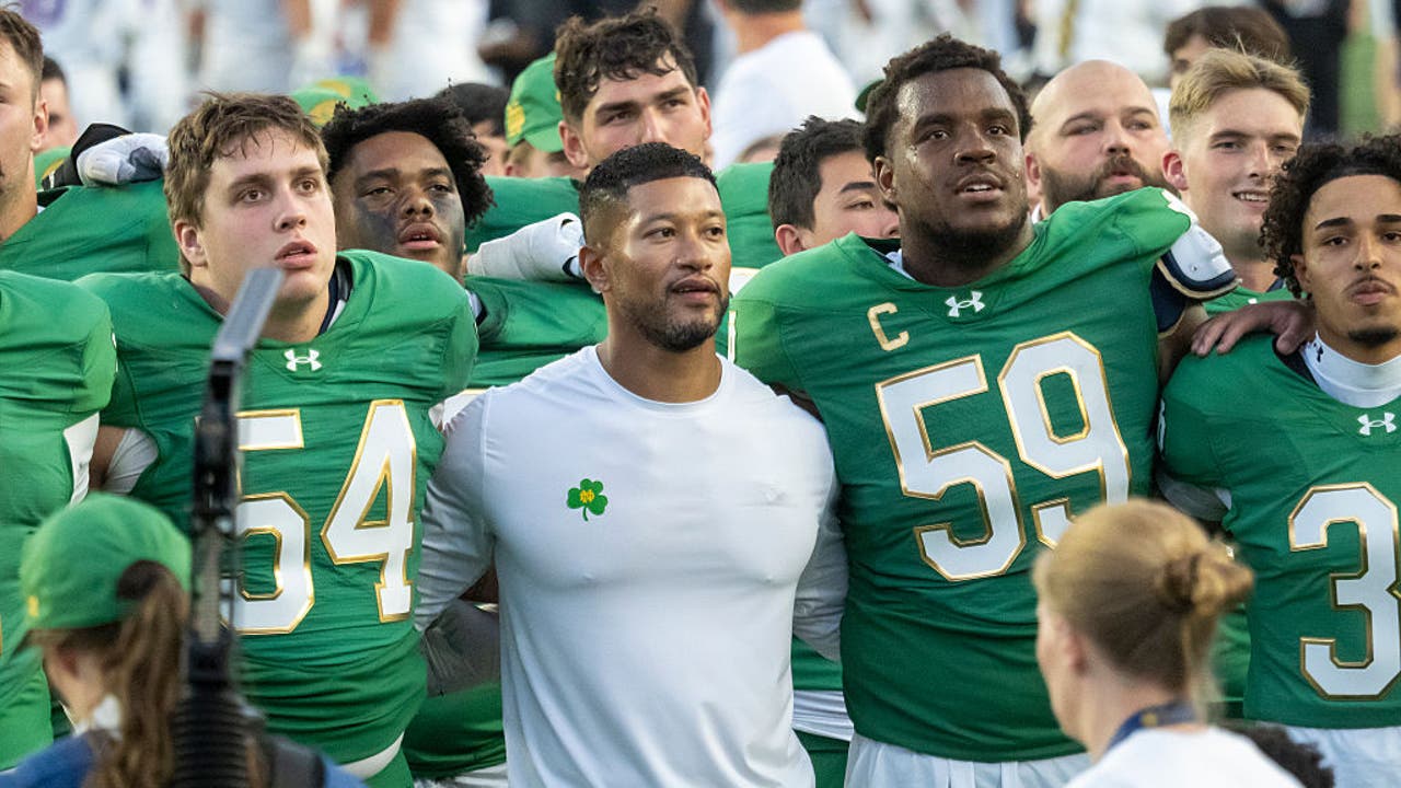 I'm the head coach at Notre Dame: Marcus Freeman addresses NFL speculation