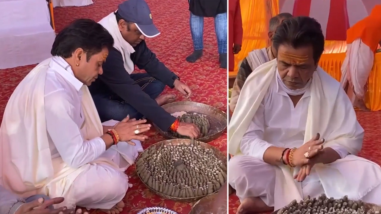 Bollywood actor Rajpal Yadav visits Magh Mela 2026 in UP's Prayagraj