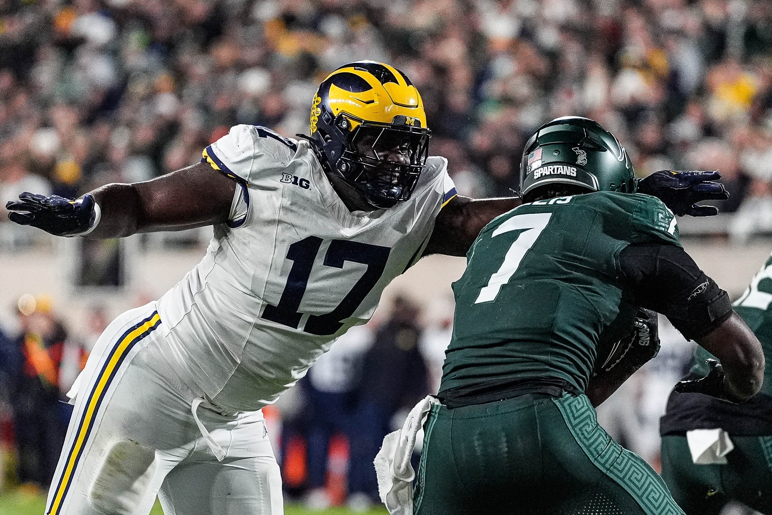 Michigan Wolverines' DL Enow Etta removes name from transfer portal