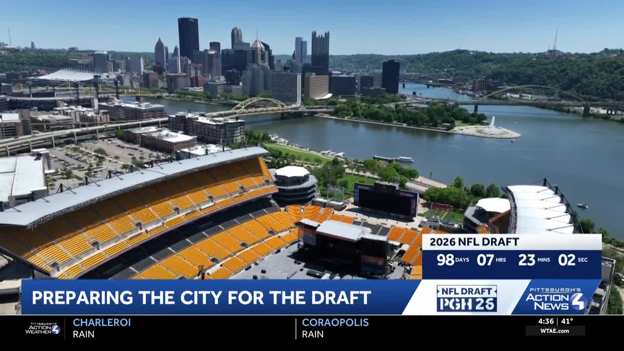 Pittsburgh marks 99 days until the NFL draft
