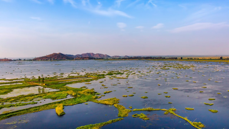 Which is the world's only floating national park?