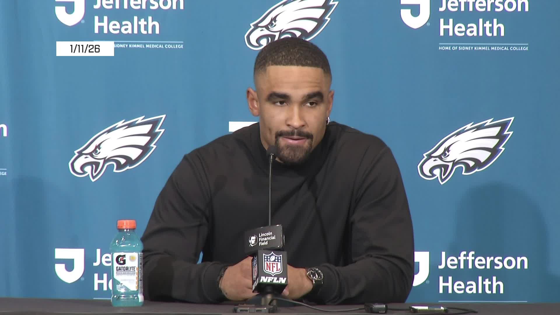 Jalen Hurts on Kevin Patullo: 'It's tough to single out one individual'