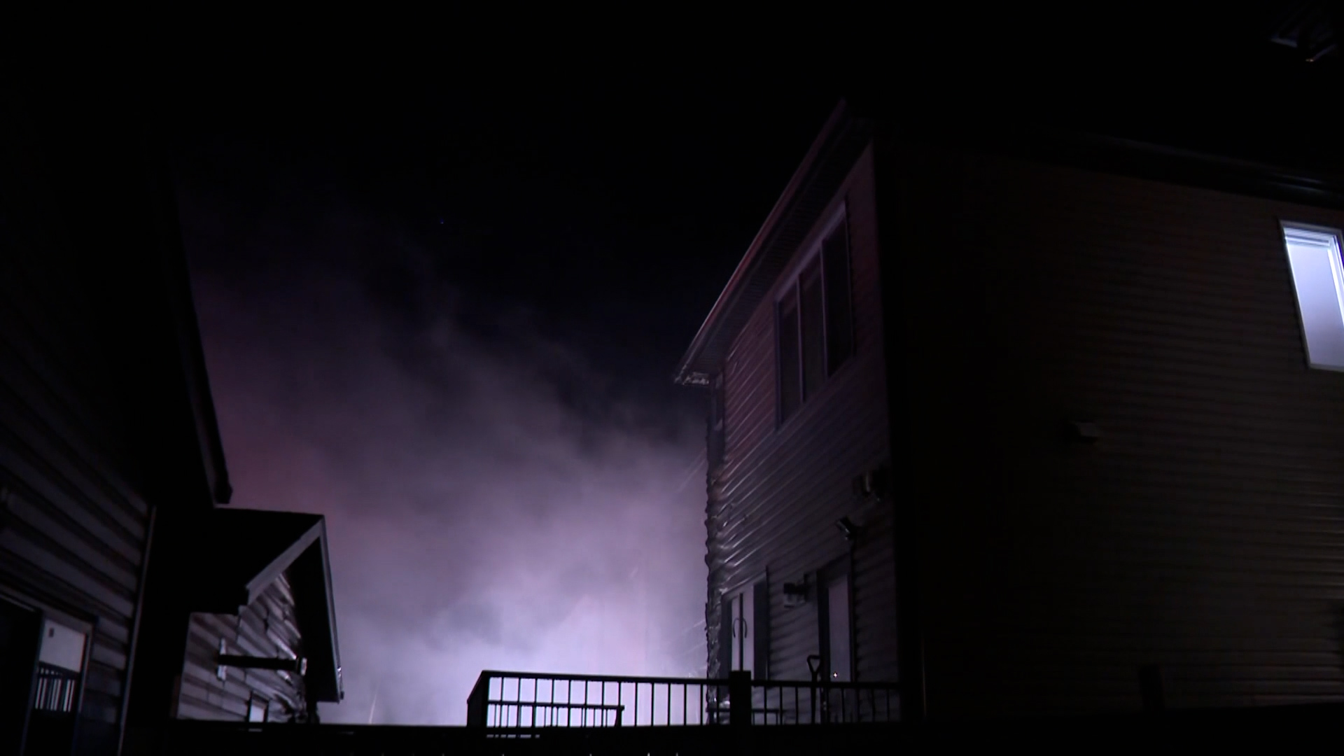 Crews battle early morning fire in northeast Calgary