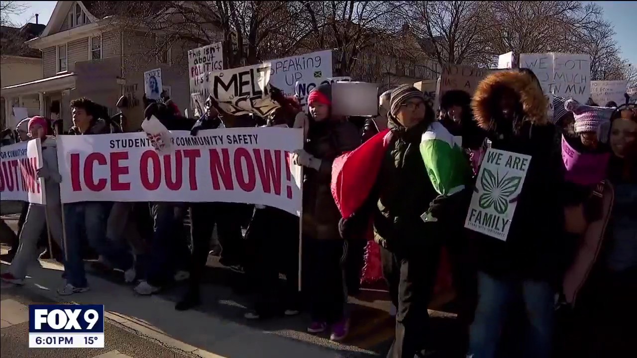 St. Paul students walk out in protest of ICE