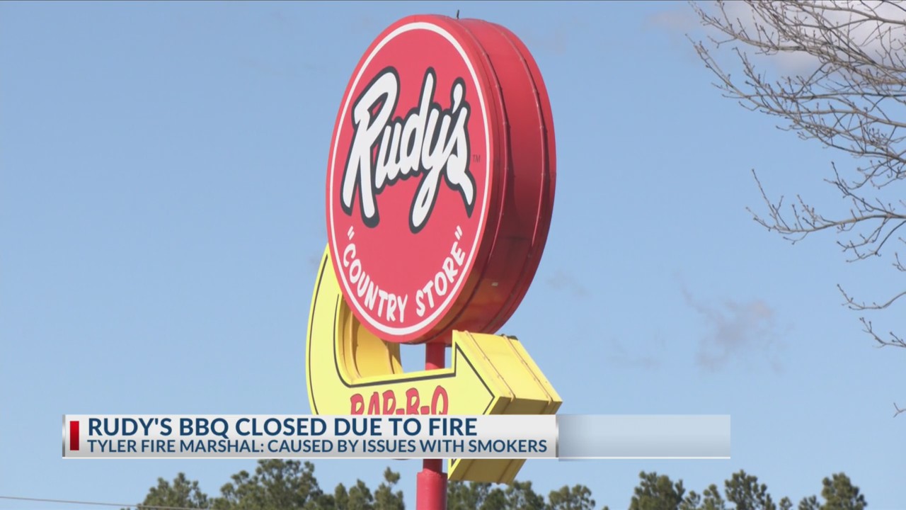 Overnight fire forces temporary closure of Rudy’s Bar-B-Q in Tyler