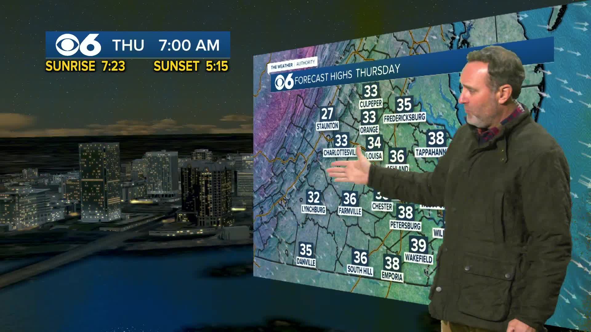 Zach's Wednesday evening wx update