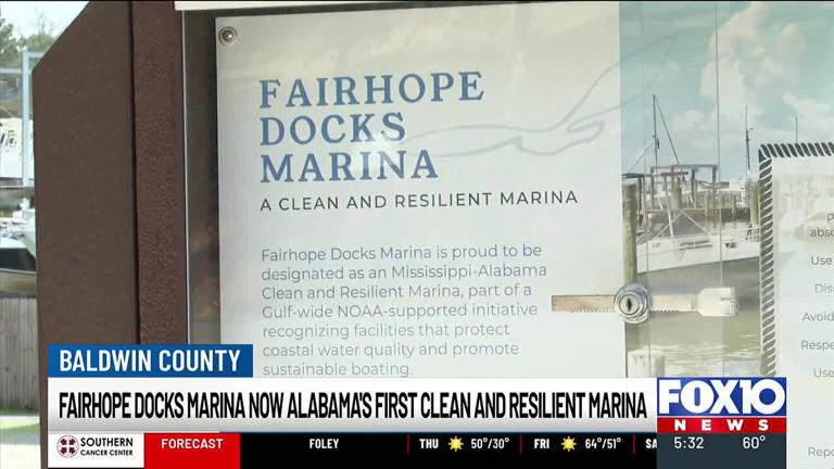 Fairhope Docks Marina becomes Alabama’s first clean and resilient marina