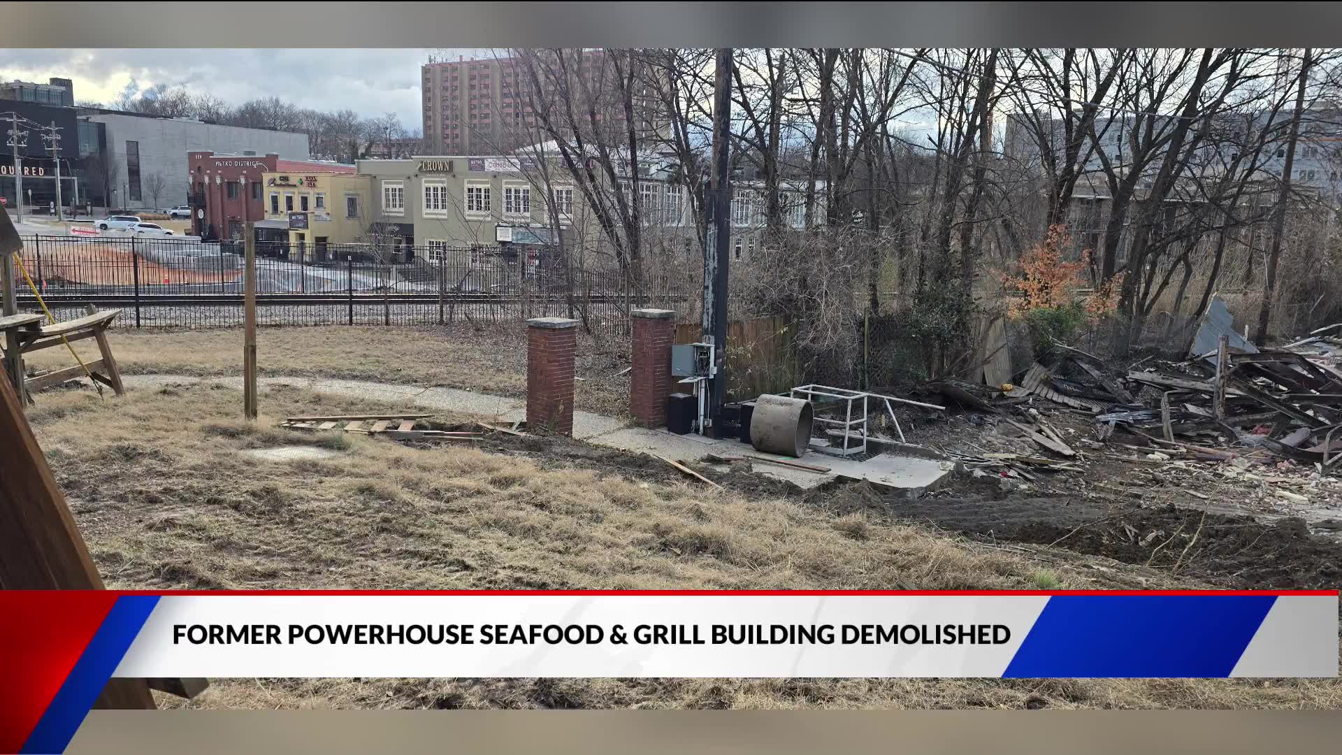 Powerhouse Seafood & Grill building demolished in Fayetteville