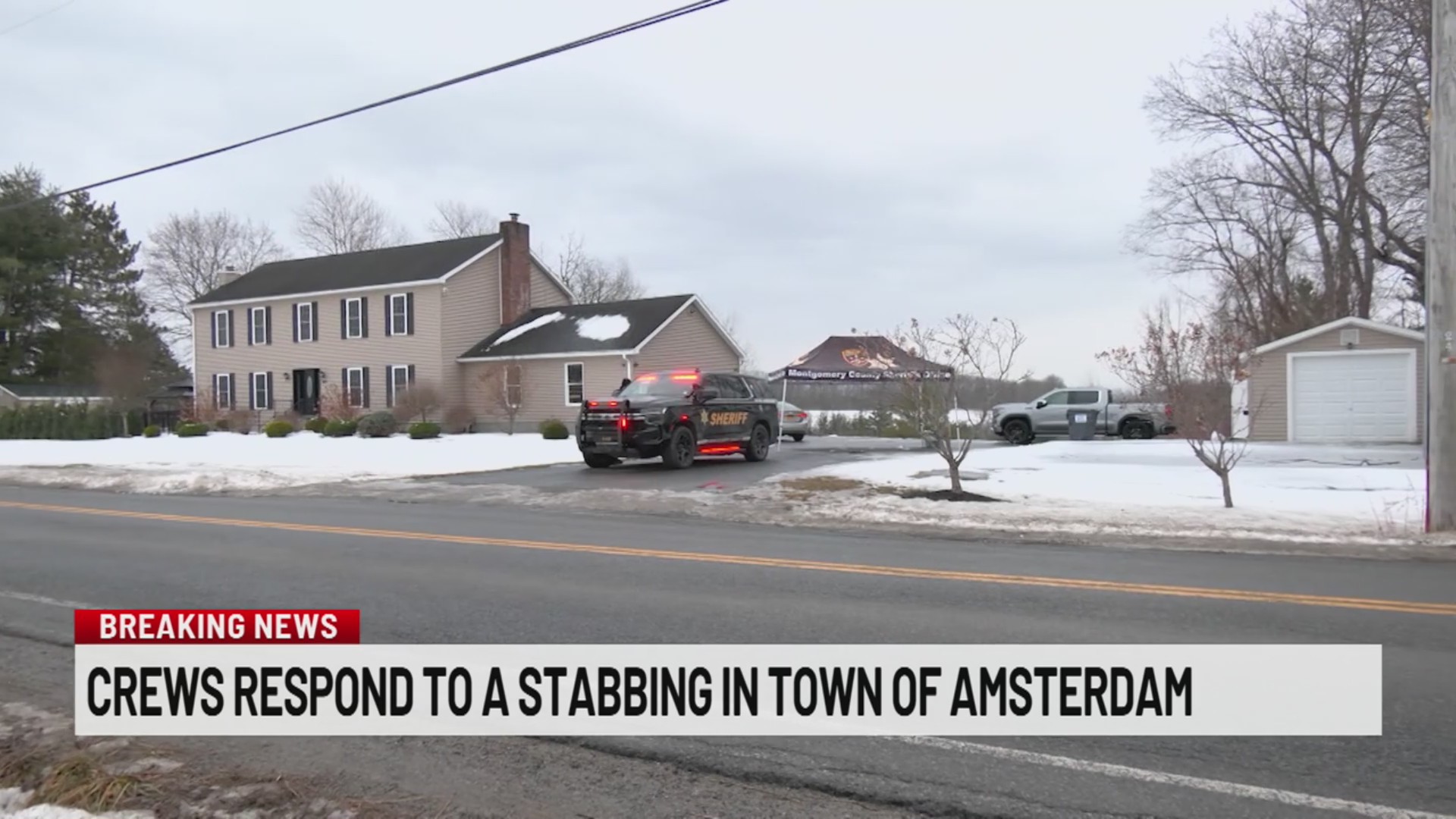 Deputies investigating stabbing in Amsterdam