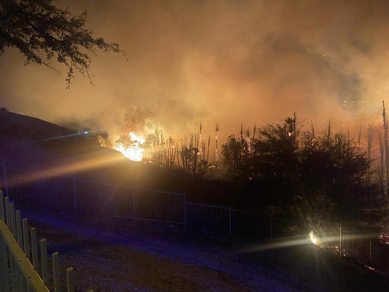 1 dead, nearly 50 homes evacuated after Henderson brush fire, official says