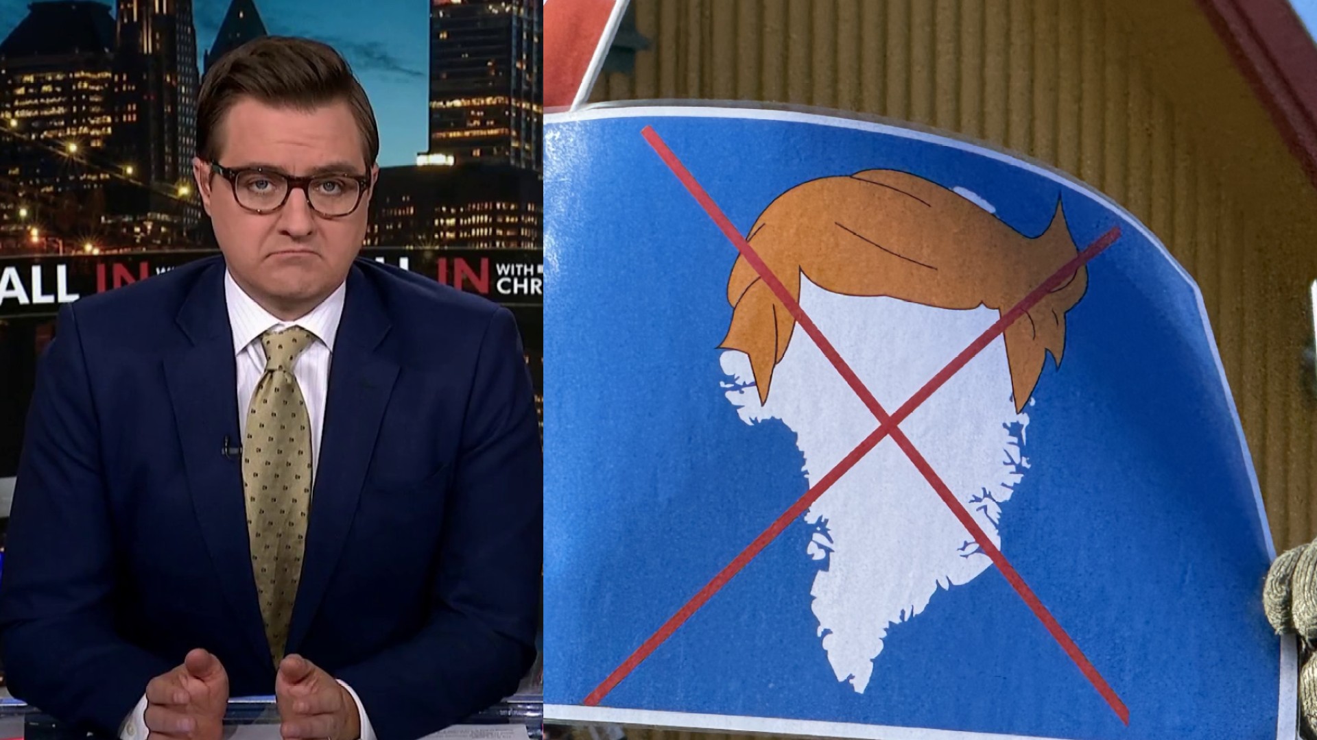 Chris Hayes’ map-based theory behind Trump’s Greenland obsession
