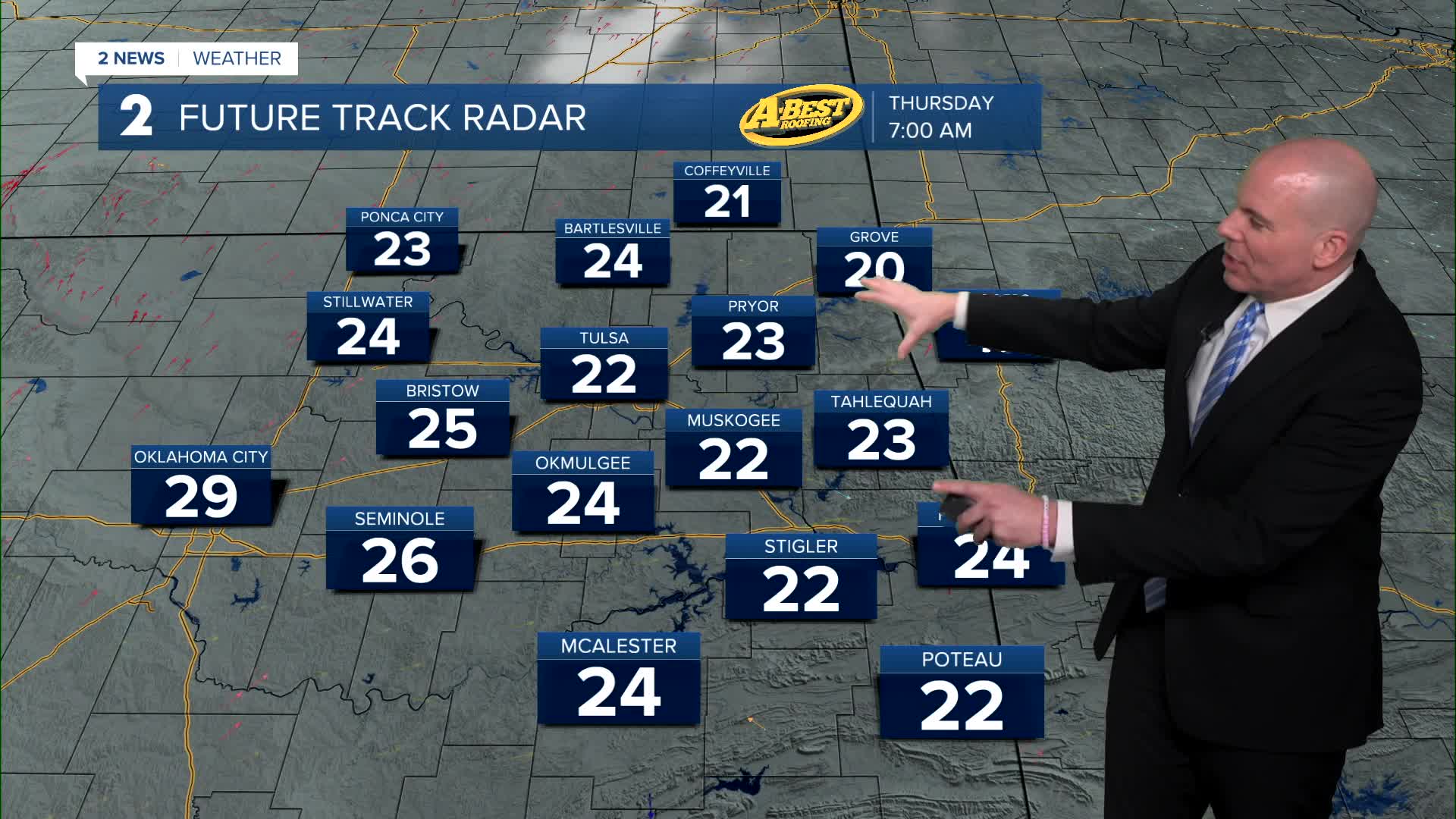A cold start Thursday followed with a sunny and cool finish