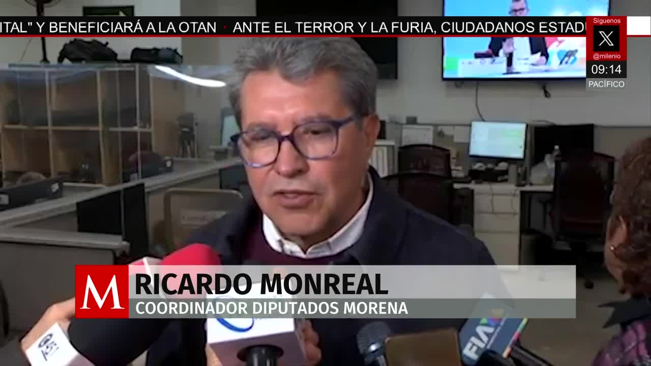 Monreal advierte que el Congreso decidirá la reforma electoral