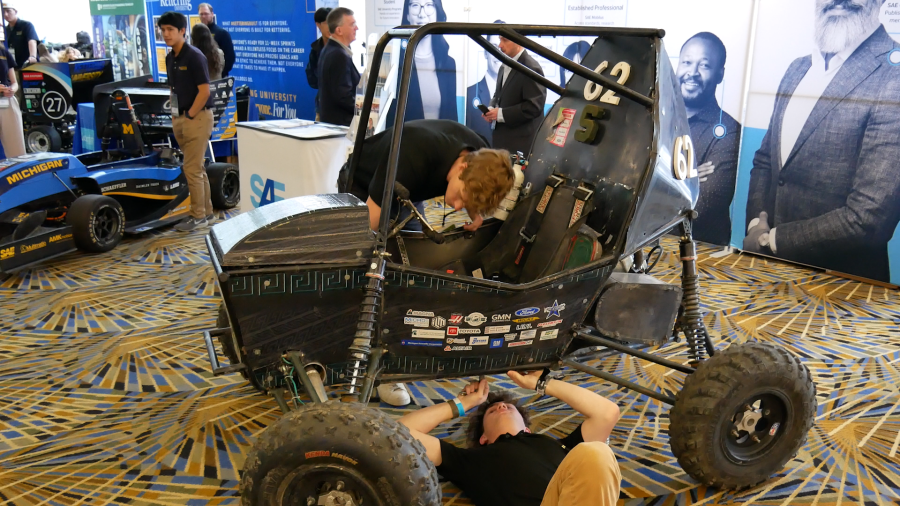 Detroit Auto Show day 1: MSU booths, conversation with Pete Buttigieg