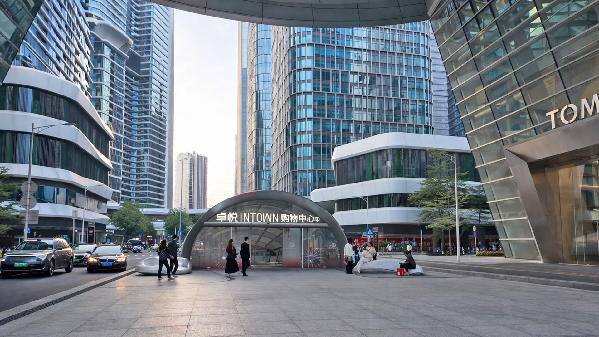 Modern retail meets futuristic design in Shenzhen