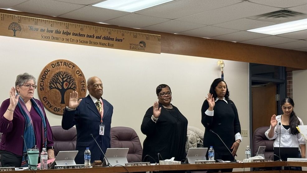 Saginaw Public Schools board reappoints officers