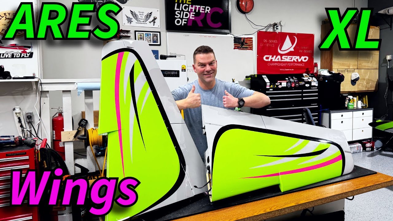 Building the ARES XL wings | RC jet assembly video 2