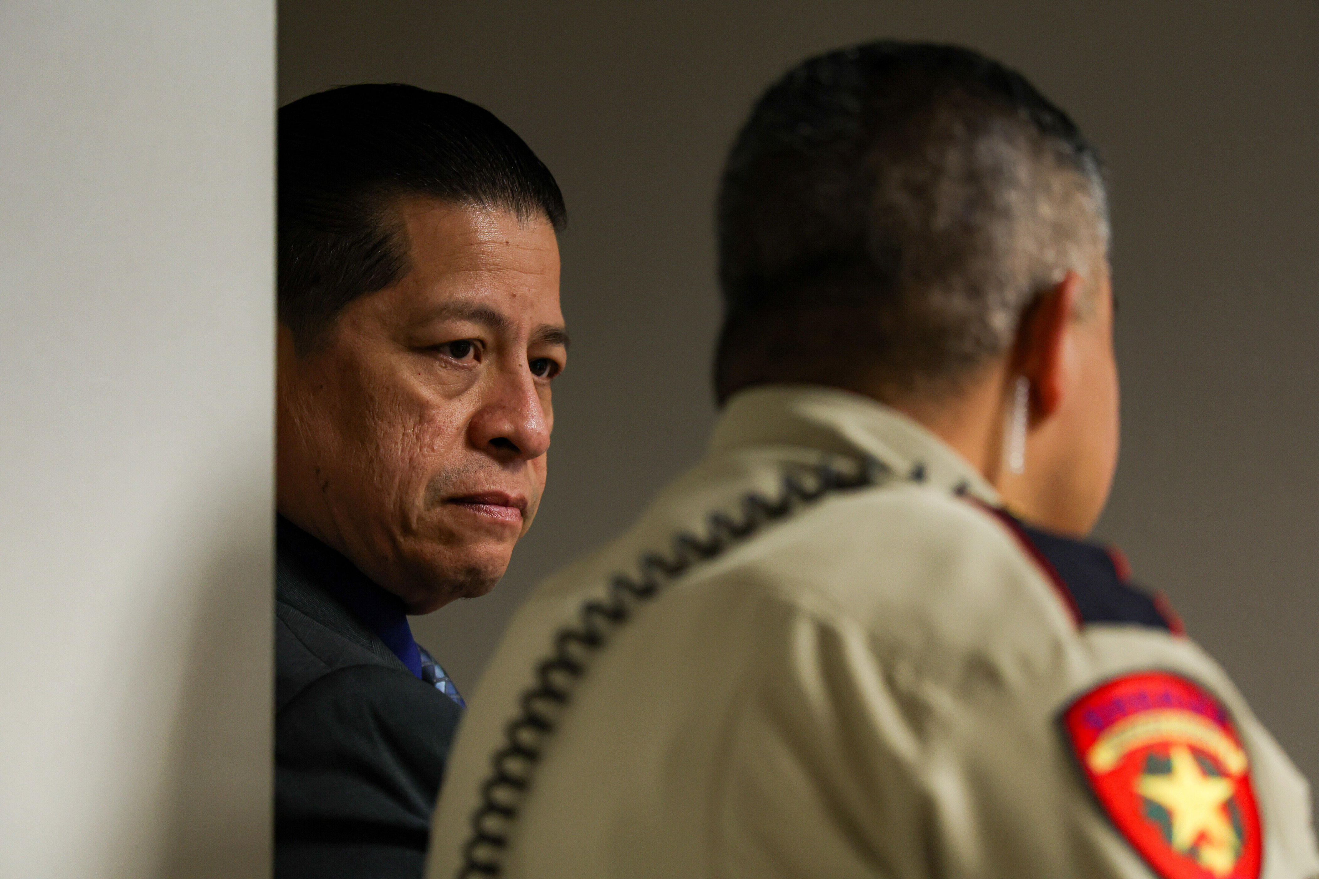 Former Uvalde school police officer appears emotional as court hears ...