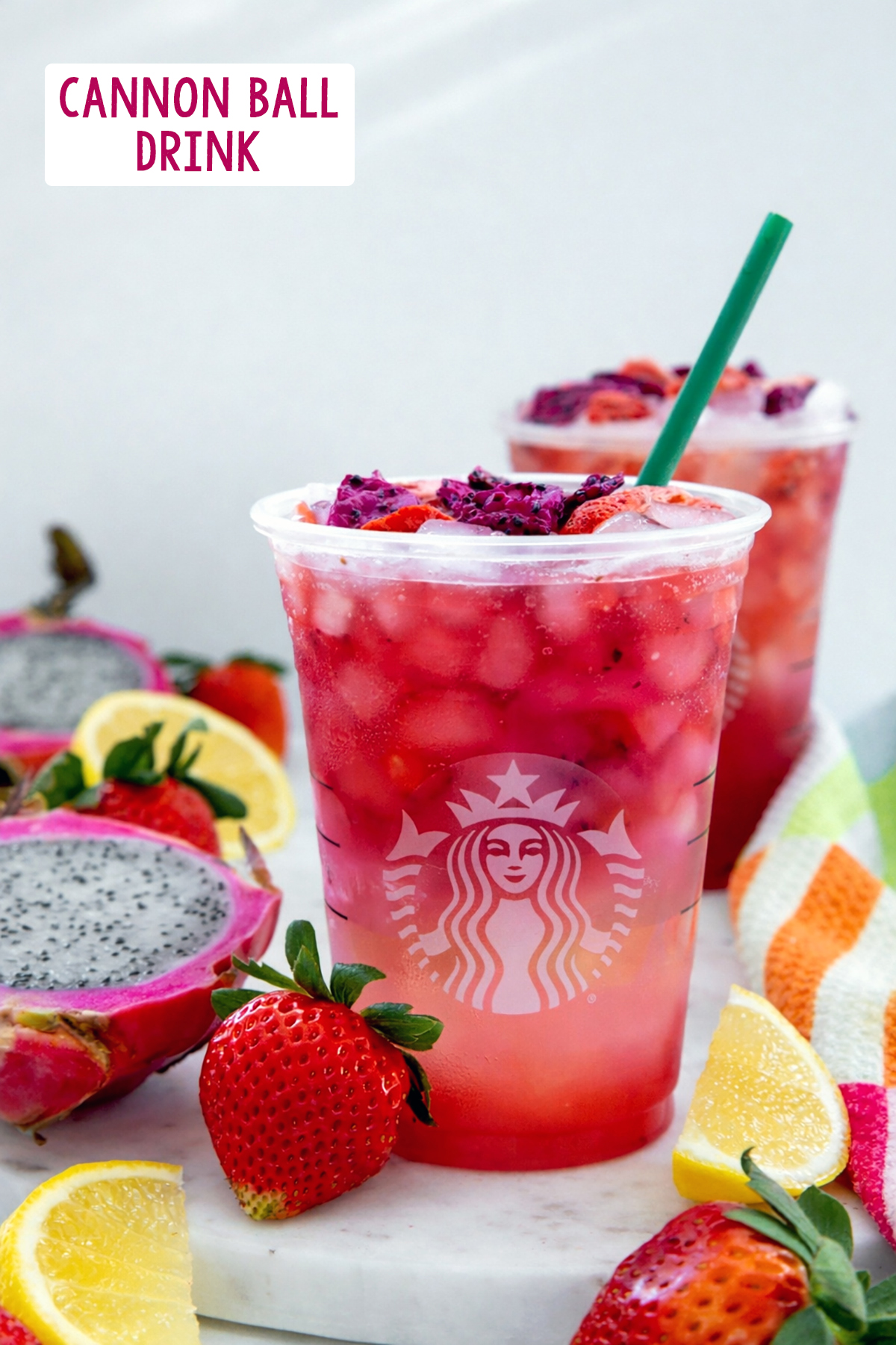 Cannon Ball drink Mr. Beast Starbucks drink