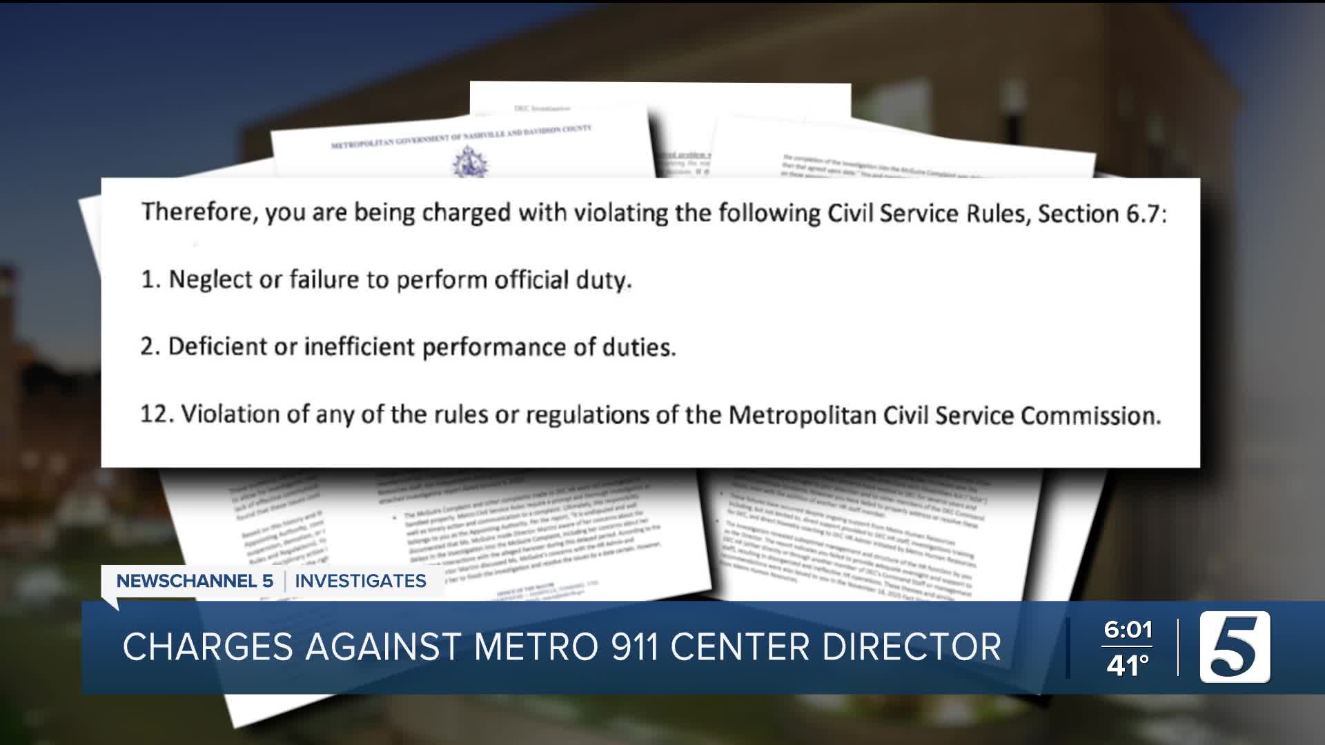 Metro begins process to fire 911 director as the dispatcher who ...