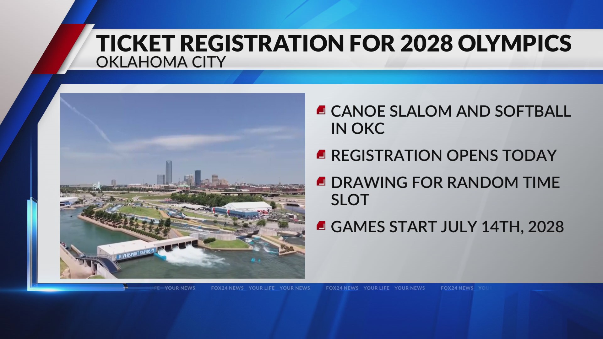 Ticket registration underway for 2028 Olympics in LA, OKC
