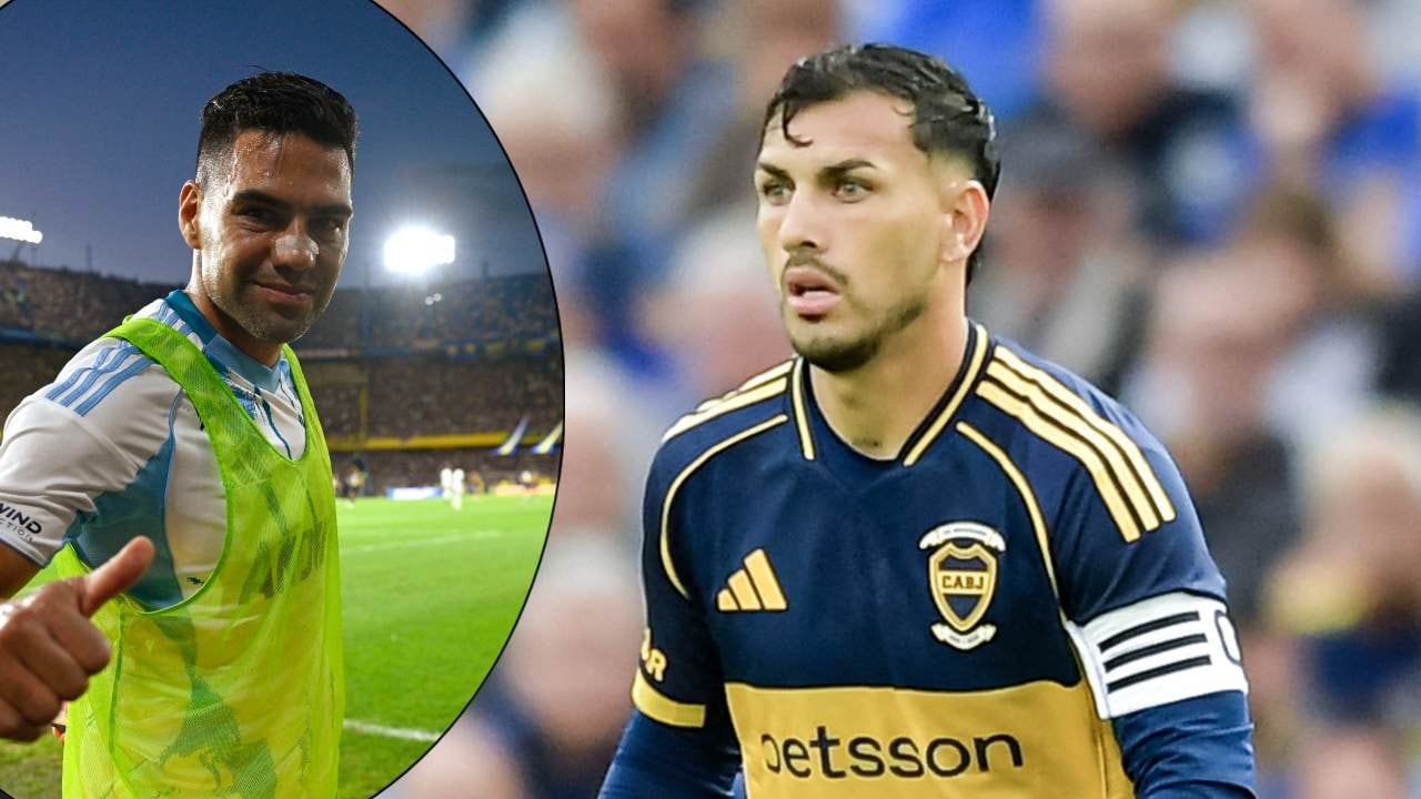 Imponente foto de Leandro Paredes con Falcao mientras recibían el ...