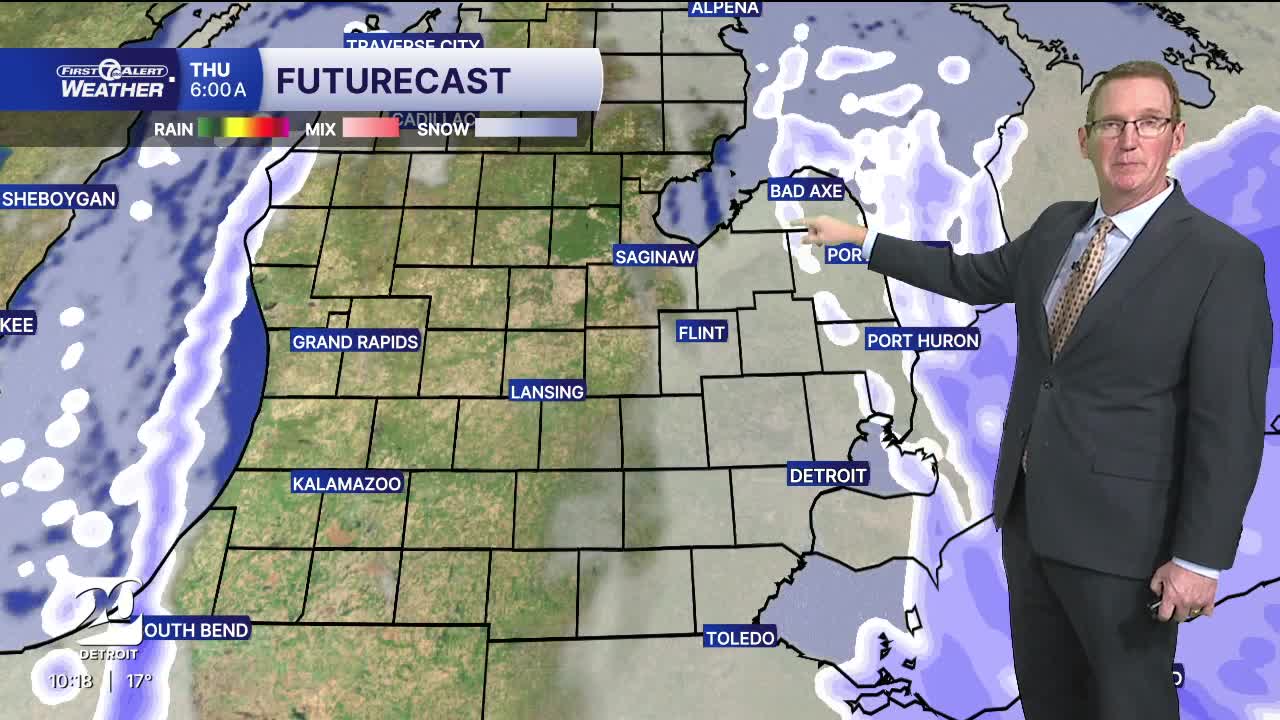 Below zero wind chills Thursday morning