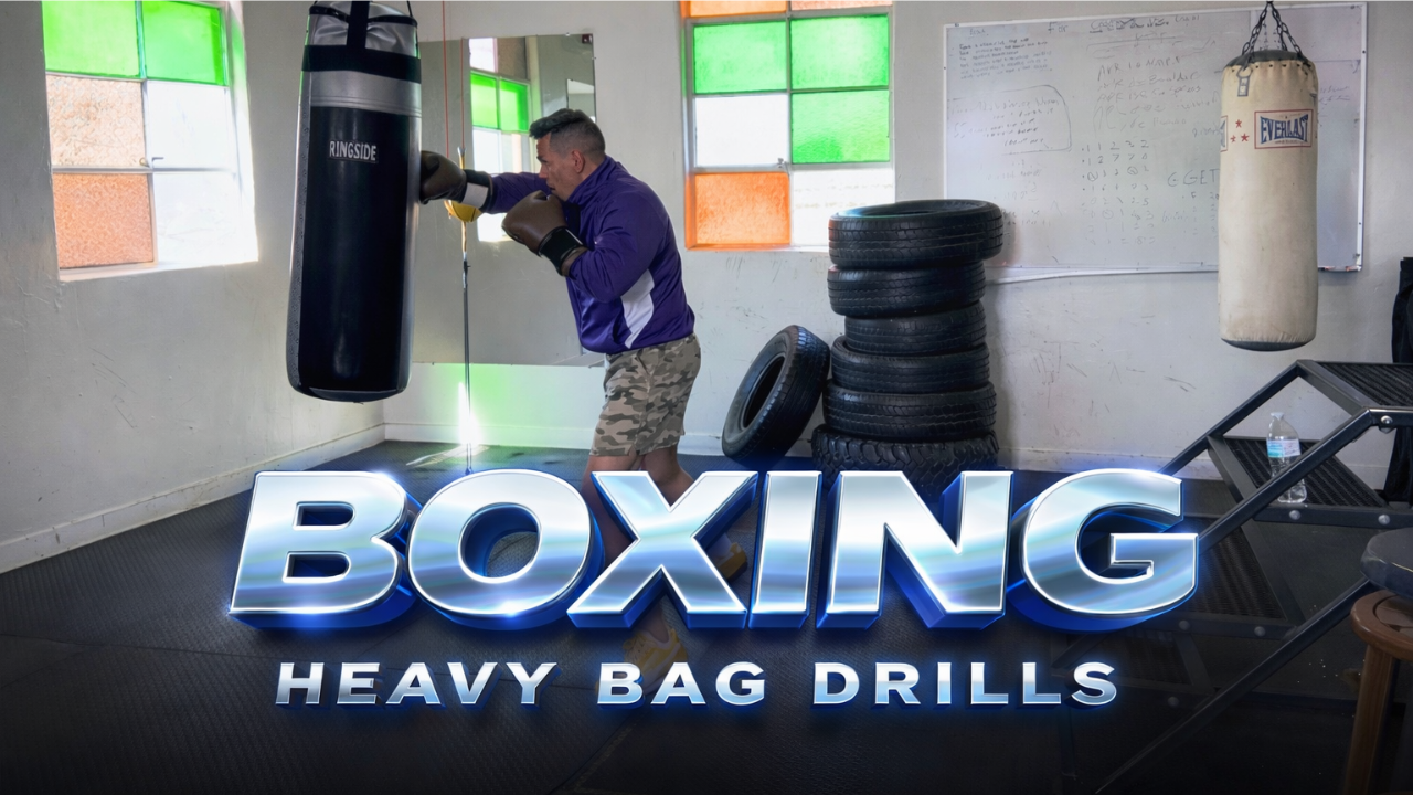 Heavy bag drills that build real conditioning