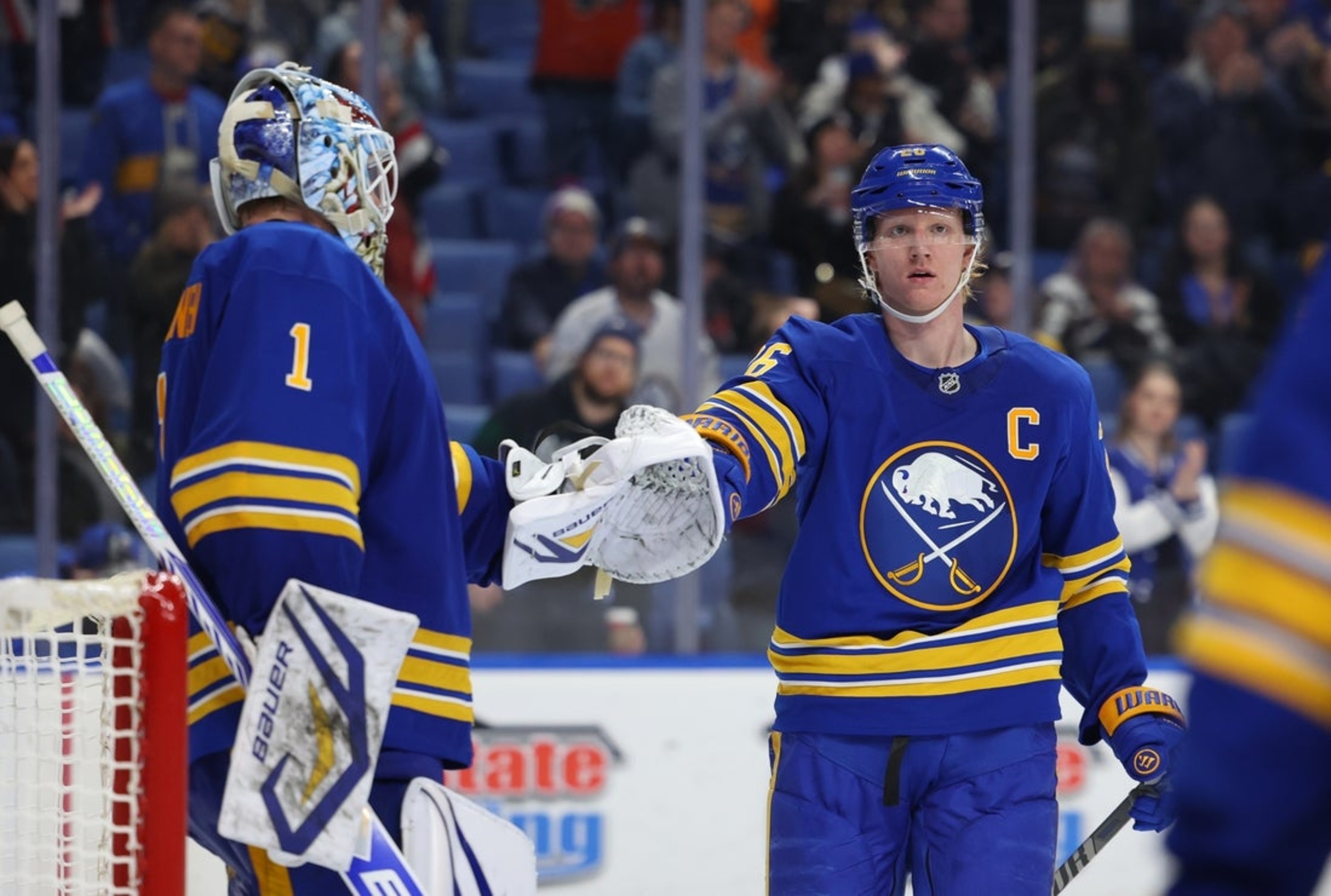 Rasmus Dahlin scores twice as soaring Sabres top Flyers