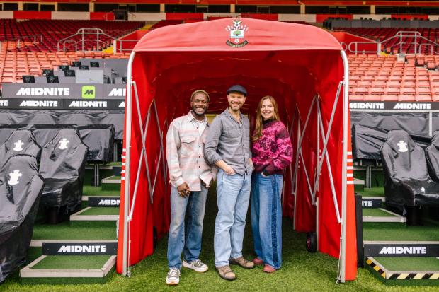 'Dear England' cast pay visit to St Mary's Stadium