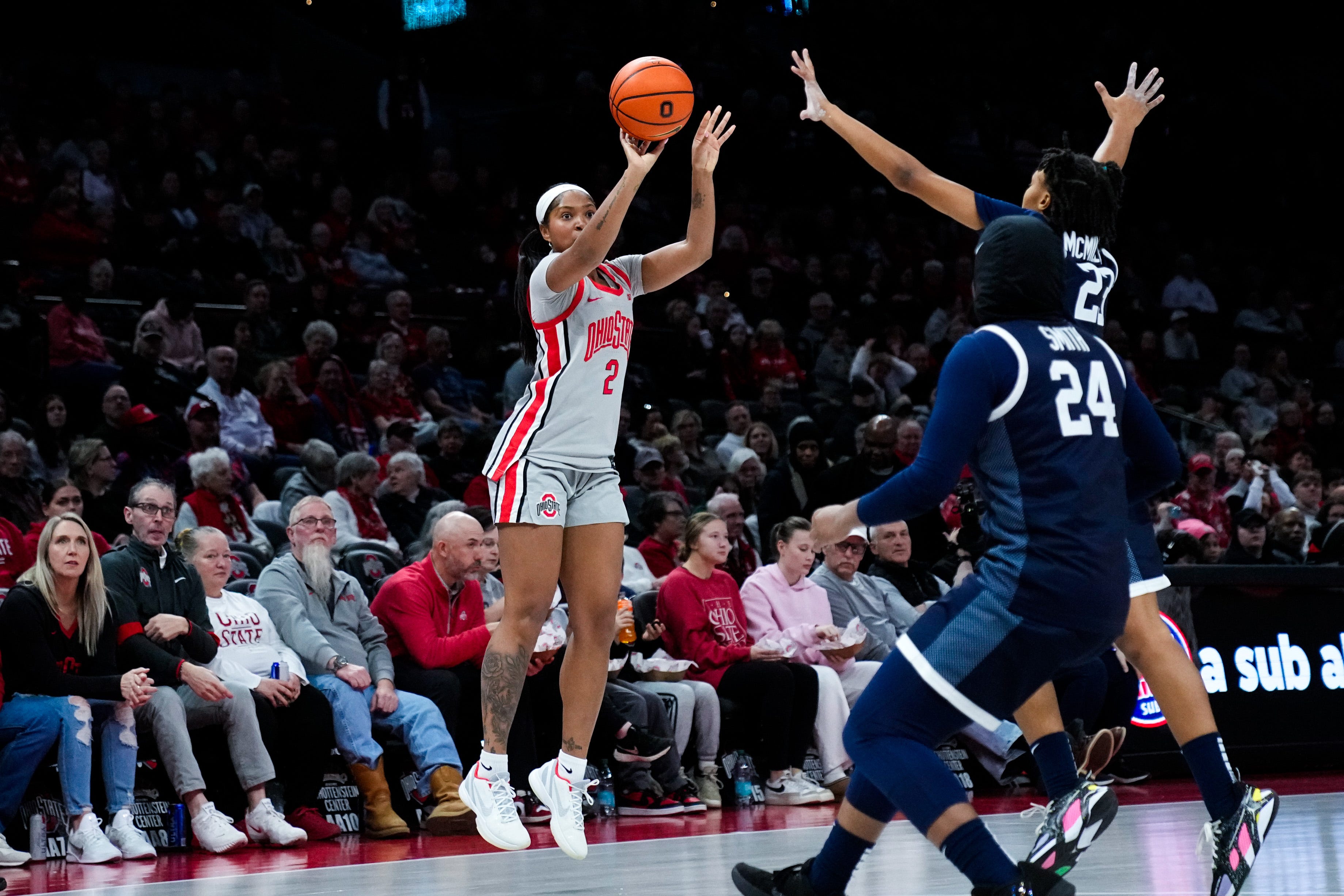 3 takes from No. 14 Ohio State women's 108-84 victory over Penn State