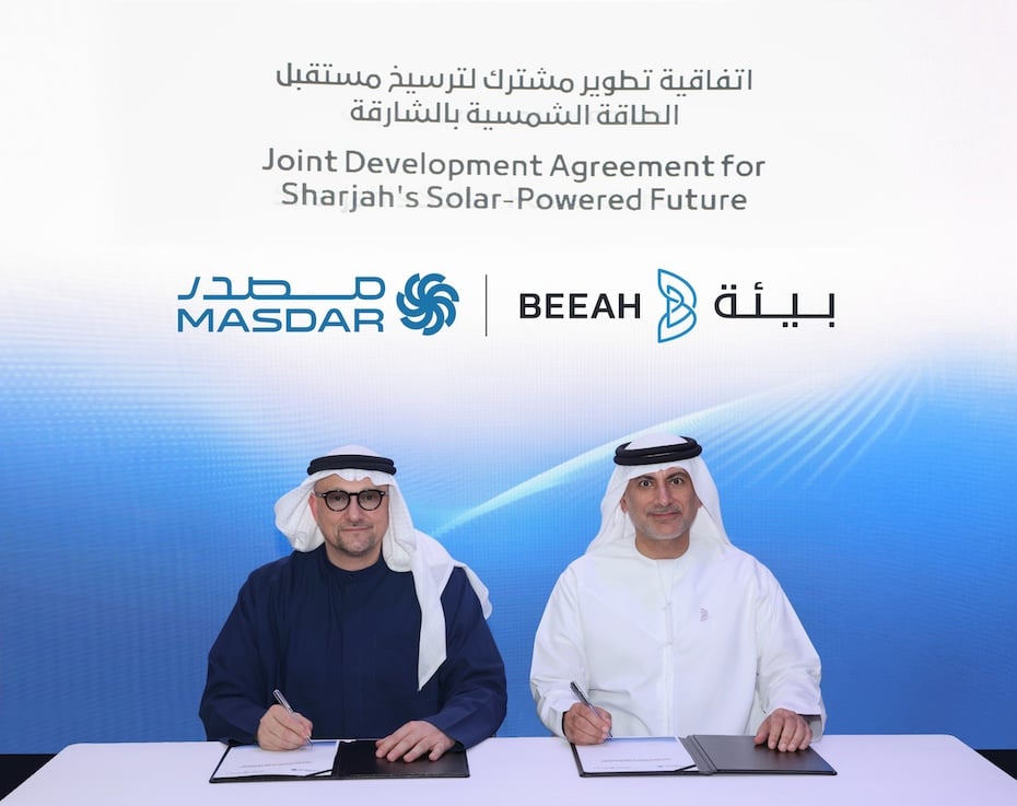 BEEAH, Masdar sign agreement to develop utility-scale solar projects in ...