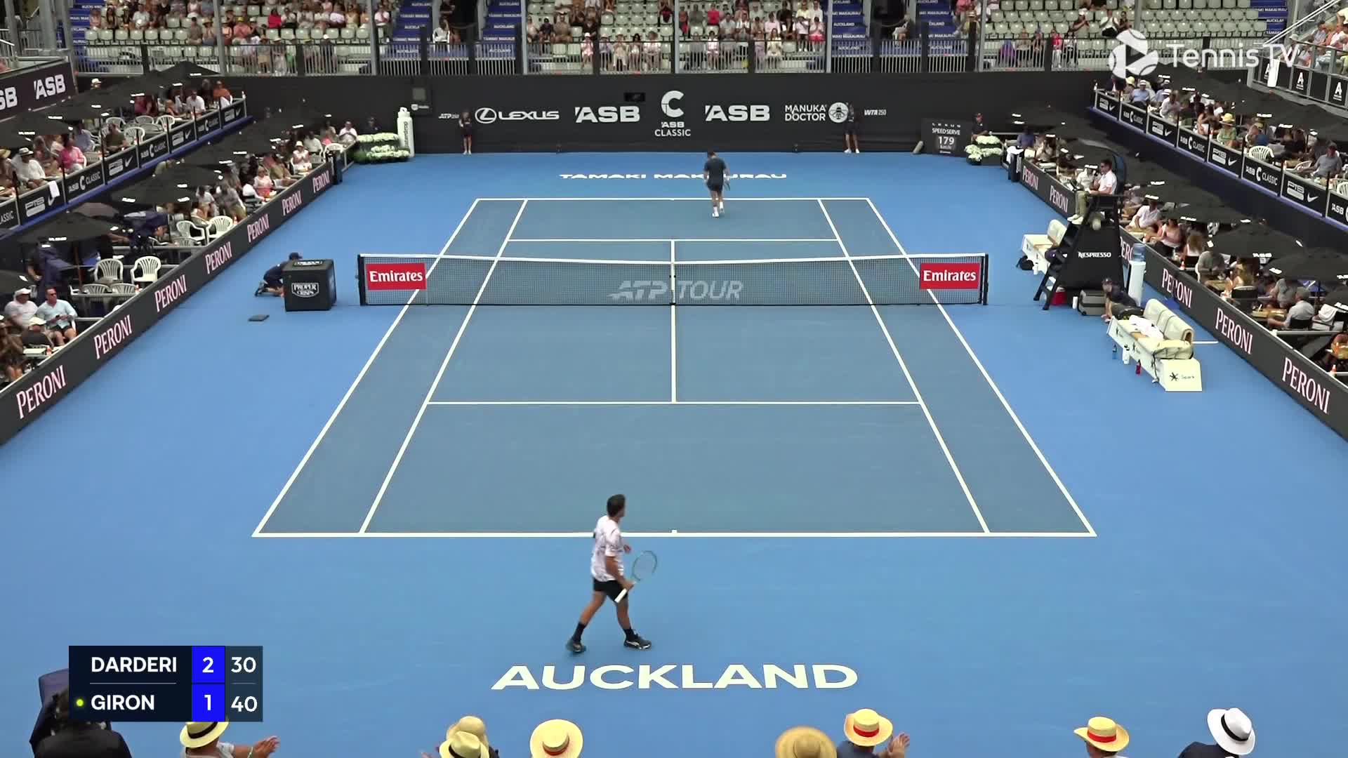 Luciano Darderi at his best in Auckland!