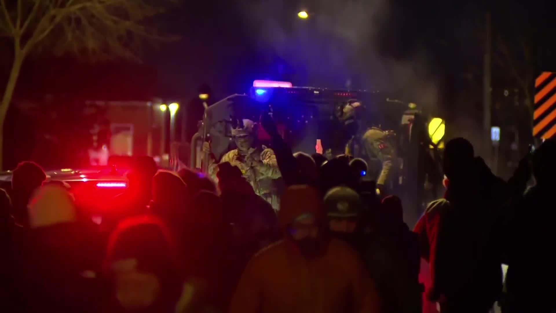 Federal officer shoots person in leg after being attacked during ...