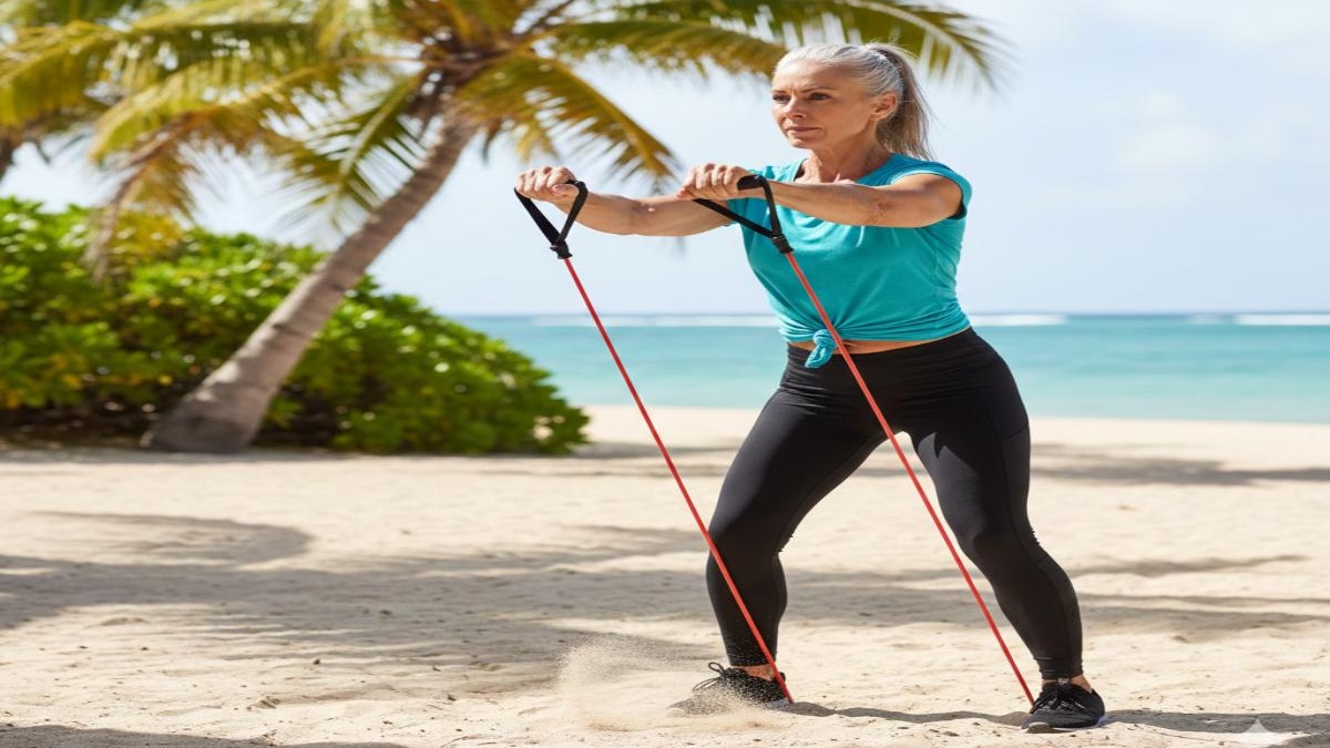 Resistance band press: The joint-friendly move Americans are using to ...