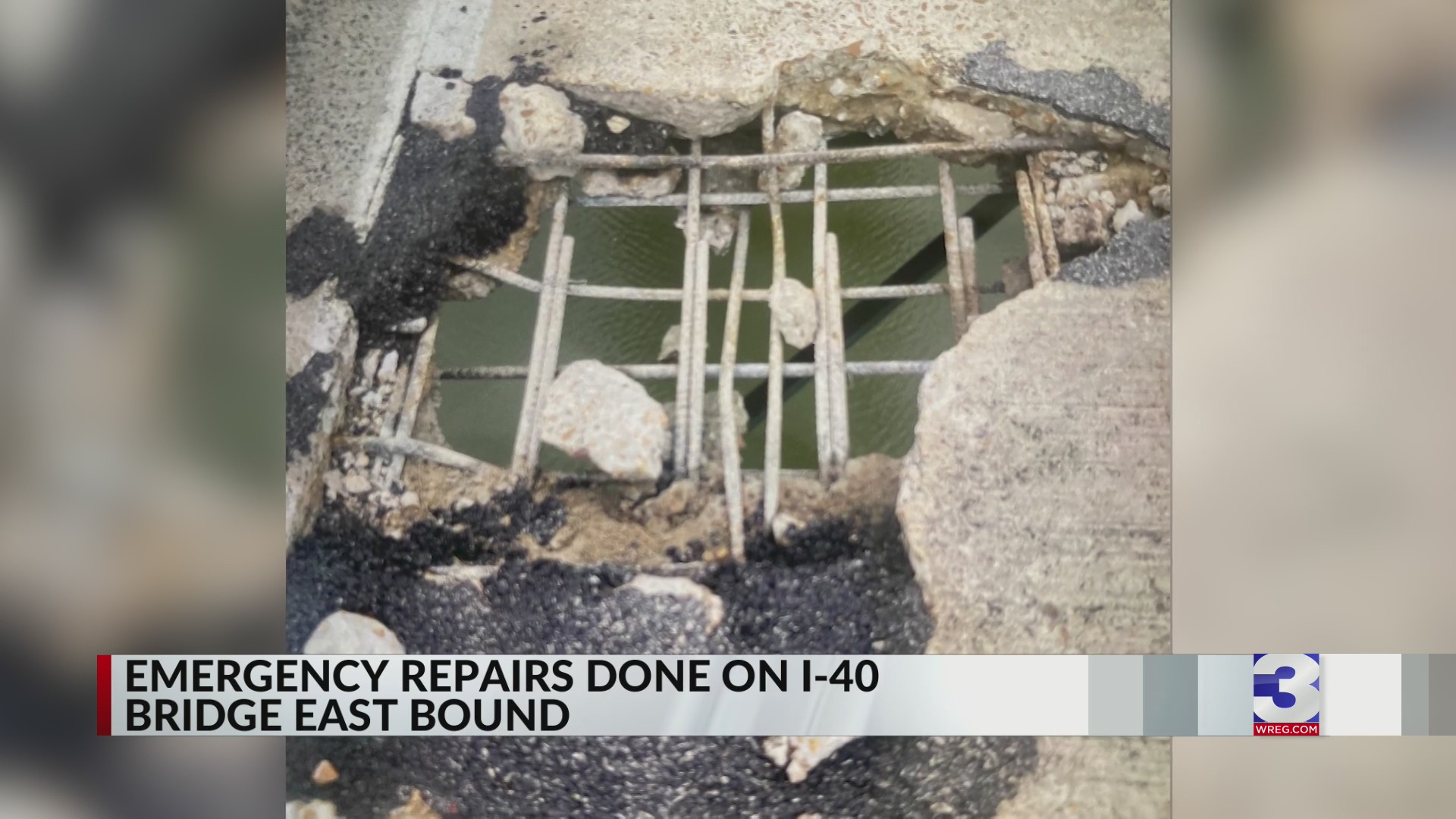 Emergency repairs made to I-40 bridge deck