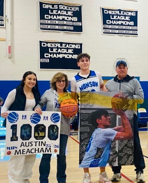 Austin Meacham records 1,000th point in Monson boys basketball’s win ...
